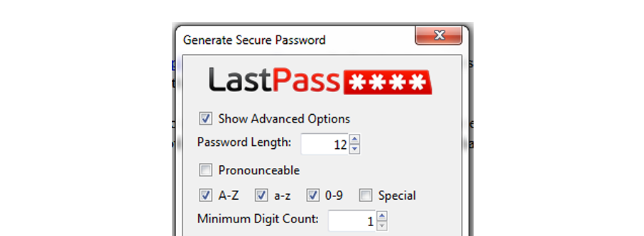 Get Proactive with the LastPass Password Generator